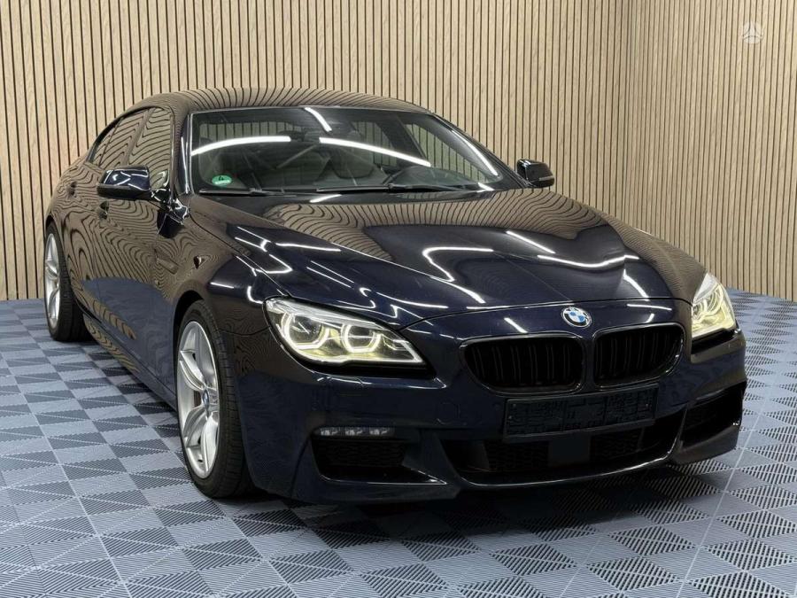 Черный БМВ 640 Gran Coupe 2015 в Мариямполе, объемом двигателя 2.99 л и пробегом 353 тыс. км за 16450 €, фото 1 на AUTOMOTO.COM.LV
