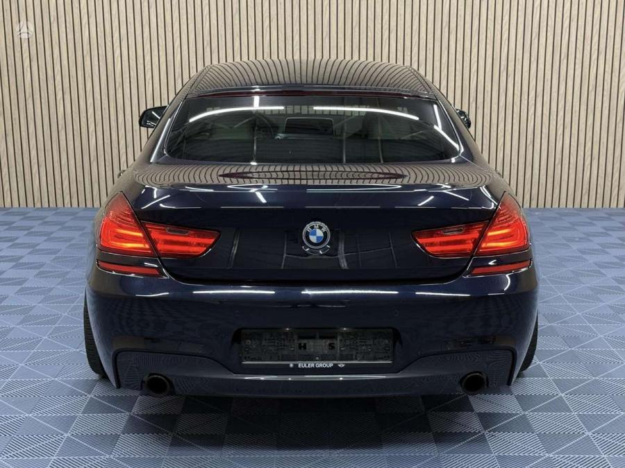Черный БМВ 640 Gran Coupe 2015 в Мариямполе, объемом двигателя 2.99 л и пробегом 353 тыс. км за 16450 €, фото 8 на AUTOMOTO.COM.LV