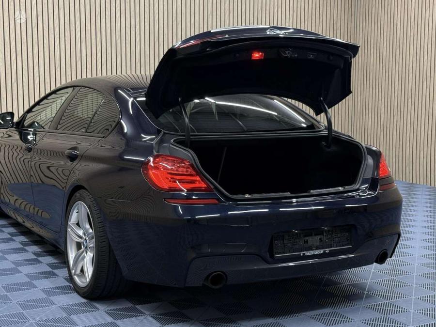 Черный БМВ 640 Gran Coupe 2015 в Мариямполе, объемом двигателя 2.99 л и пробегом 353 тыс. км за 16450 €, фото 14 на AUTOMOTO.COM.LV
