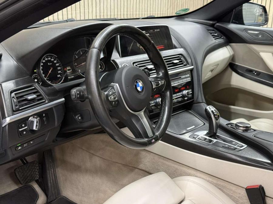 Черный БМВ 640 Gran Coupe 2015 в Мариямполе, объемом двигателя 2.99 л и пробегом 353 тыс. км за 16450 €, фото 23 на AUTOMOTO.COM.LV