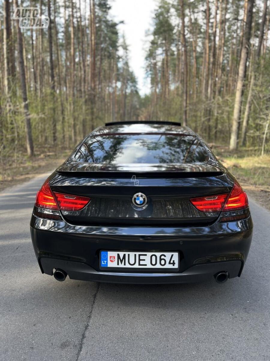 Melns BMW 640 Gran Coupe 2017 Viļņa, ar dzinēja tilpumu 3.00 L un nobraukumu 179 tūkst. km par 19800 €, foto 8 vietnē AUTOMOTO.COM.LV