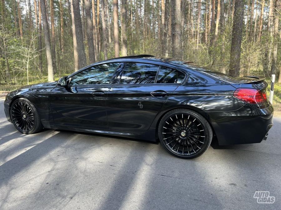 Melns BMW 640 Gran Coupe 2017 Viļņa, ar dzinēja tilpumu 3.00 L un nobraukumu 179 tūkst. km par 19800 €, foto 10 vietnē AUTOMOTO.COM.LV