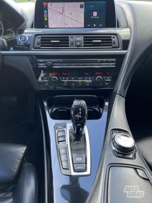 Melns BMW 640 Gran Coupe 2017 Viļņa, ar dzinēja tilpumu 3.00 L un nobraukumu 179 tūkst. km par 19800 €, foto 12 vietnē AUTOMOTO.COM.LV
