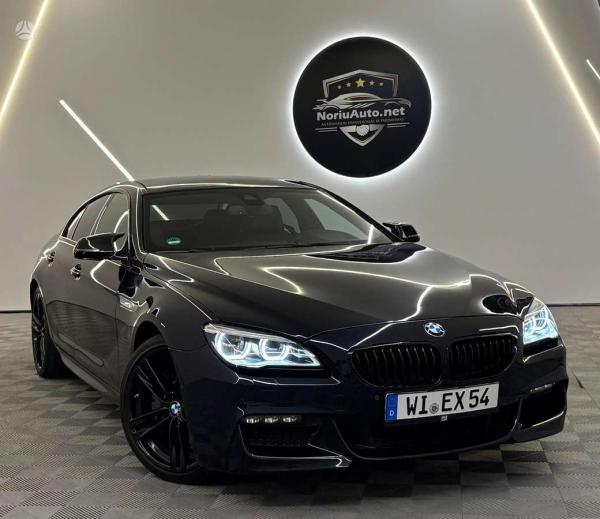 Черный БМВ 640 Gran Coupe 2017 в Мариямполе, объемом двигателя 2.99 л и пробегом 177 тыс. км за 18450 €, фото 1 на AUTOMOTO.COM.LV