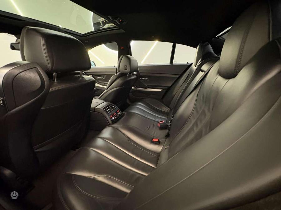 Melns BMW 640 Gran Coupe 2017 Marijampole, ar dzinēja tilpumu 2.99 L un nobraukumu 177 tūkst. km par 18450 €, foto 7 vietnē AUTOMOTO.COM.LV