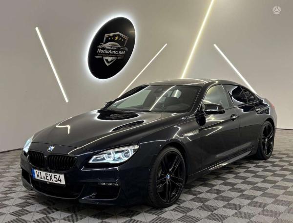 Черный БМВ 640 Gran Coupe 2017 в Мариямполе, объемом двигателя 2.99 л и пробегом 177 тыс. км за 18450 €, фото 10 на AUTOMOTO.COM.LV