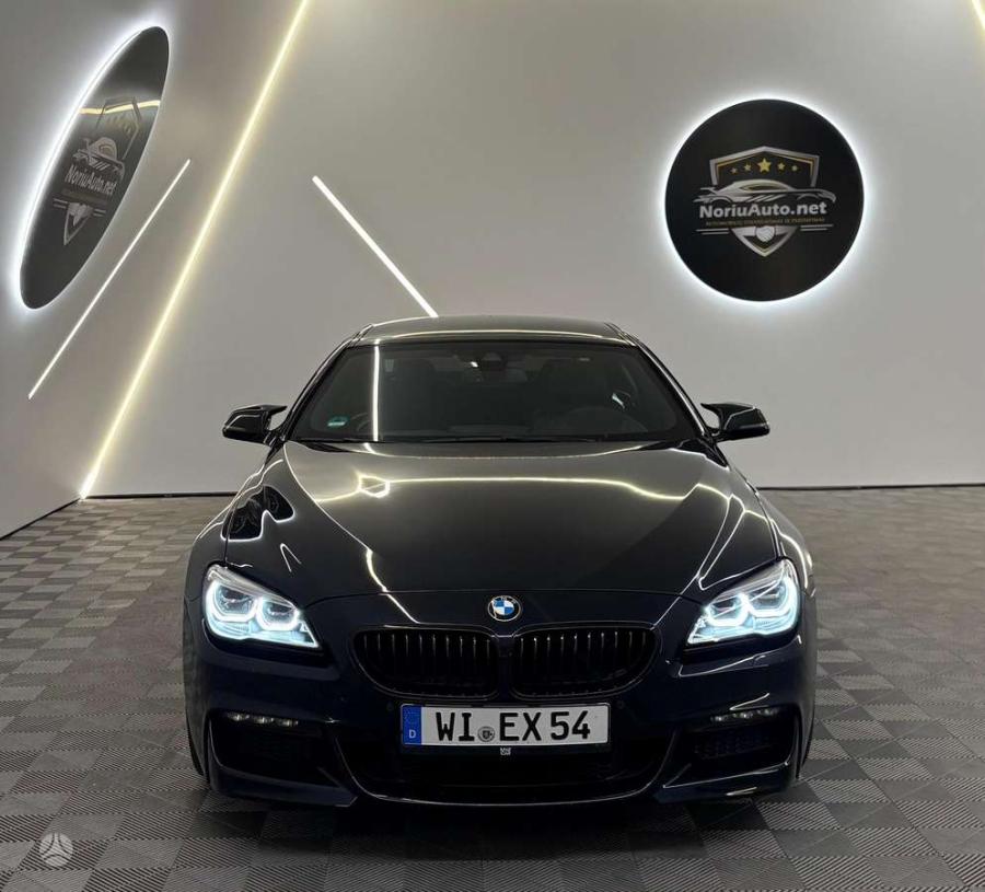 Melns BMW 640 Gran Coupe 2017 Marijampole, ar dzinēja tilpumu 2.99 L un nobraukumu 177 tūkst. km par 18450 €, foto 26 vietnē AUTOMOTO.COM.LV