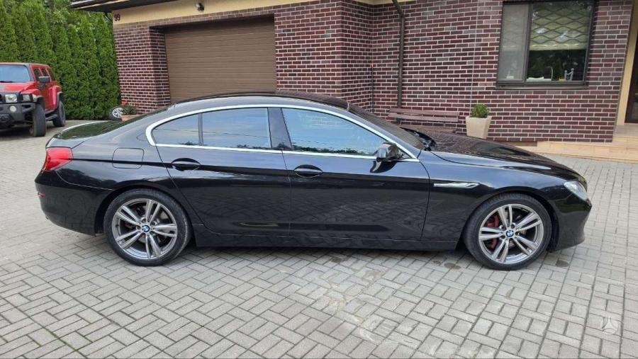 Melns BMW 640 Gran Coupe 2012 Viļņa, ar dzinēja tilpumu 0.00 L un nobraukumu 270 tūkst. km par 14250 €, foto 8 vietnē AUTOMOTO.COM.LV