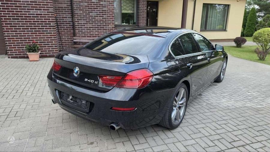 Melns BMW 640 Gran Coupe 2012 Viļņa, ar dzinēja tilpumu 0.00 L un nobraukumu 270 tūkst. km par 14250 €, foto 11 vietnē AUTOMOTO.COM.LV