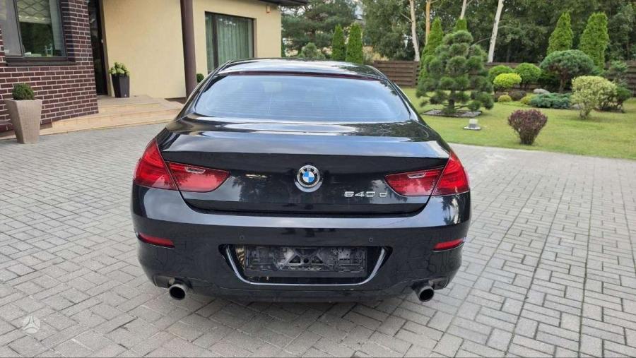 Melns BMW 640 Gran Coupe 2012 Viļņa, ar dzinēja tilpumu 0.00 L un nobraukumu 270 tūkst. km par 14250 €, foto 14 vietnē AUTOMOTO.COM.LV