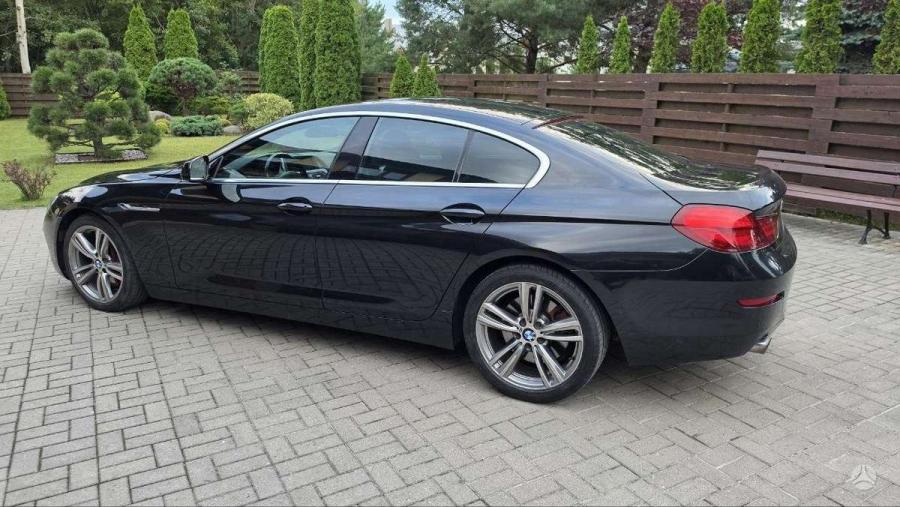Melns BMW 640 Gran Coupe 2012 Viļņa, ar dzinēja tilpumu 0.00 L un nobraukumu 270 tūkst. km par 14250 €, foto 17 vietnē AUTOMOTO.COM.LV