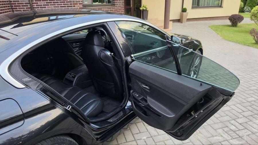 Melns BMW 640 Gran Coupe 2012 Viļņa, ar dzinēja tilpumu 0.00 L un nobraukumu 270 tūkst. km par 14250 €, foto 28 vietnē AUTOMOTO.COM.LV