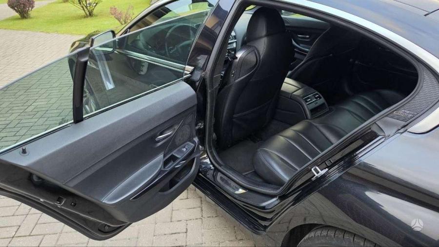 Melns BMW 640 Gran Coupe 2012 Viļņa, ar dzinēja tilpumu 0.00 L un nobraukumu 270 tūkst. km par 14250 €, foto 30 vietnē AUTOMOTO.COM.LV