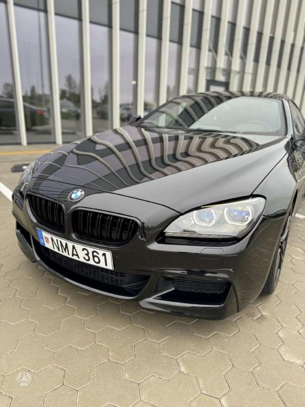 Black BMW 640 Gran Coupe 2013 in Vilnius, with an engine capacity of 3.00 L and mileage of 271 thousand km for 16000 €, photo 5 on AUTOMOTO.COM.LV