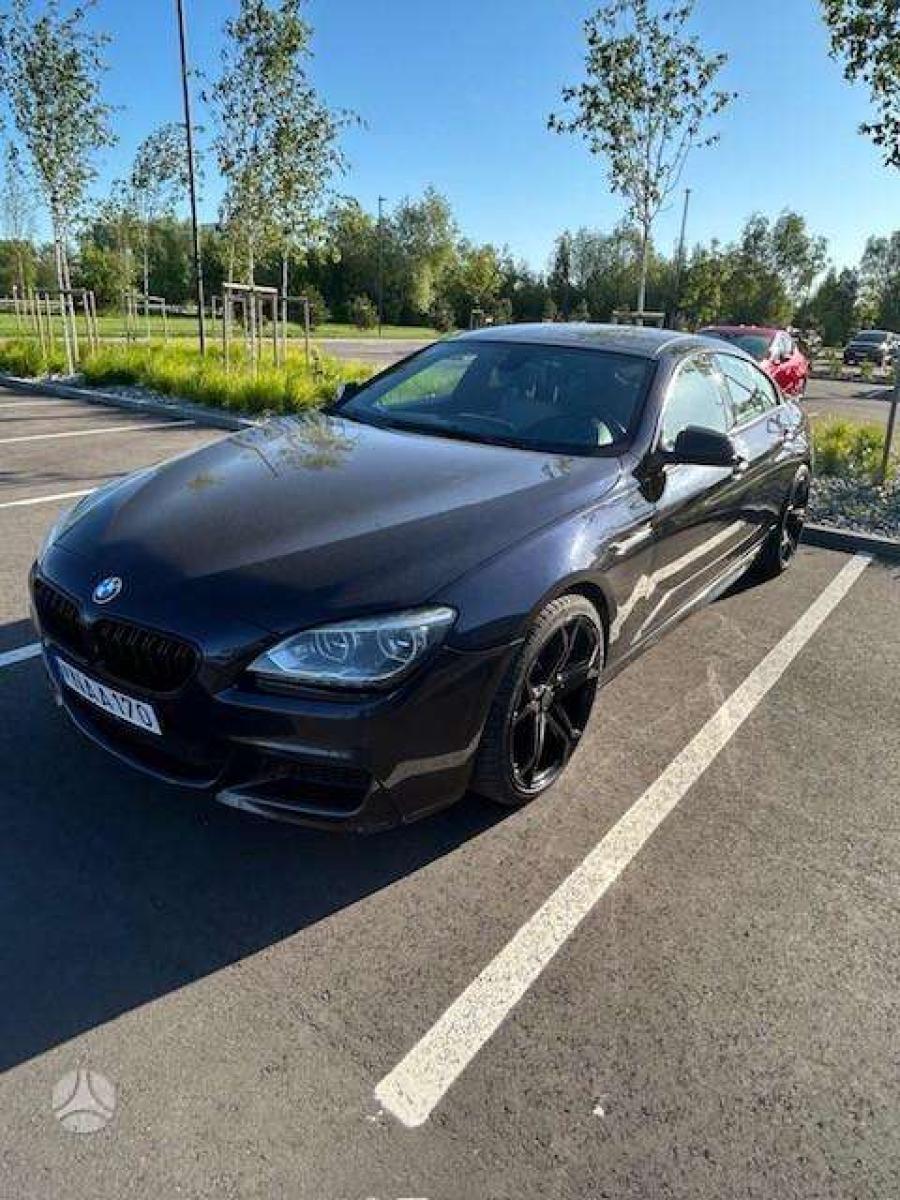 Melns BMW 640 Gran Coupe 2013 Klaipėda, ar dzinēja tilpumu 2.98 L un nobraukumu 195 tūkst. km par 17000 €, foto 1 vietnē AUTOMOTO.COM.LV