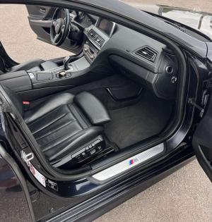 Black BMW 640 Gran Coupe 2013 in Kaunas, with an engine capacity of 3.00 L and mileage of 313 thousand km for 13990 €, photo 8 on AUTOMOTO.COM.LV