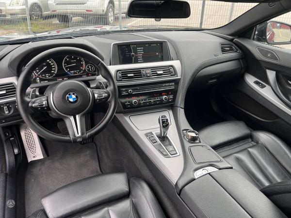 Black BMW 640 Gran Coupe 2013 in Kaunas, with an engine capacity of 3.00 L and mileage of 313 thousand km for 13990 €, photo 9 on AUTOMOTO.COM.LV