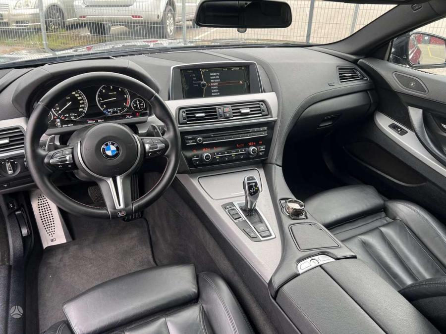 Black BMW 640 Gran Coupe 2013 in Kaunas, with an engine capacity of 3.00 L and mileage of 313 thousand km for 13990 €, photo 10 on AUTOMOTO.COM.LV