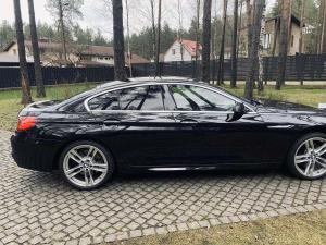 Black BMW 640 Gran Coupe 2013 in Vilnius, with an engine capacity of 3.00 L and mileage of 280 thousand km for 13900 €, photo 5 on AUTOMOTO.COM.LV