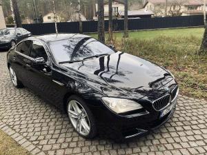Black BMW 640 Gran Coupe 2013 in Vilnius, with an engine capacity of 3.00 L and mileage of 280 thousand km for 13900 €, photo 6 on AUTOMOTO.COM.LV