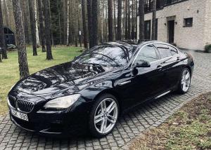 Black BMW 640 Gran Coupe 2013 in Vilnius, with an engine capacity of 3.00 L and mileage of 280 thousand km for 13900 €, photo 7 on AUTOMOTO.COM.LV