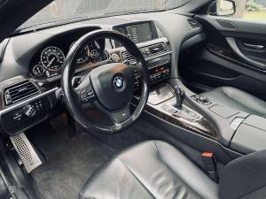 Black BMW 640 Gran Coupe 2013 in Vilnius, with an engine capacity of 3.00 L and mileage of 280 thousand km for 13900 €, photo 10 on AUTOMOTO.COM.LV