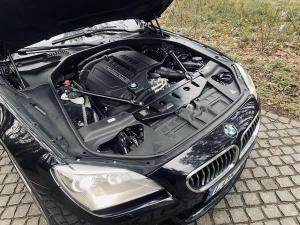 Black BMW 640 Gran Coupe 2013 in Vilnius, with an engine capacity of 3.00 L and mileage of 280 thousand km for 13900 €, photo 29 on AUTOMOTO.COM.LV