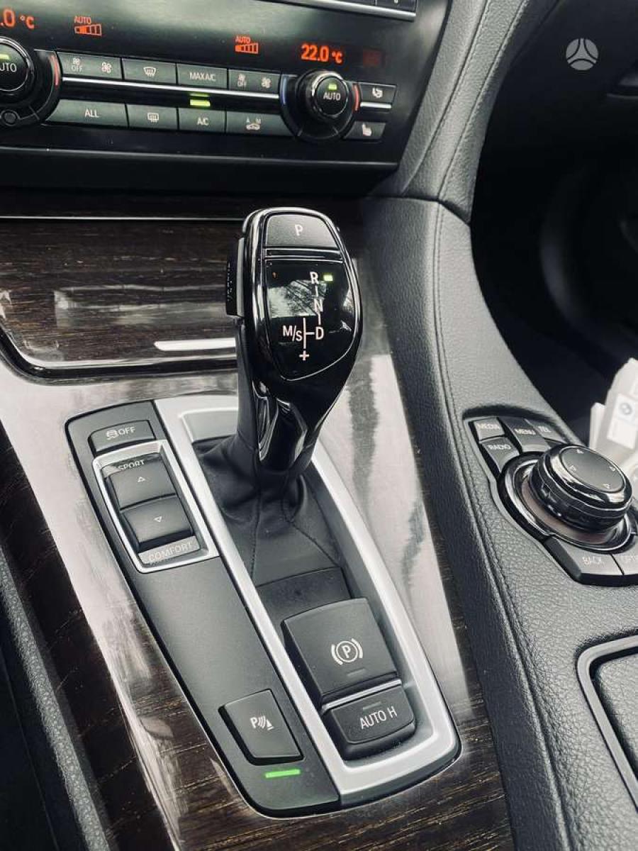 Black BMW 640 Gran Coupe 2013 in Vilnius, with an engine capacity of 3.00 L and mileage of 280 thousand km for 13900 €, photo 34 on AUTOMOTO.COM.LV