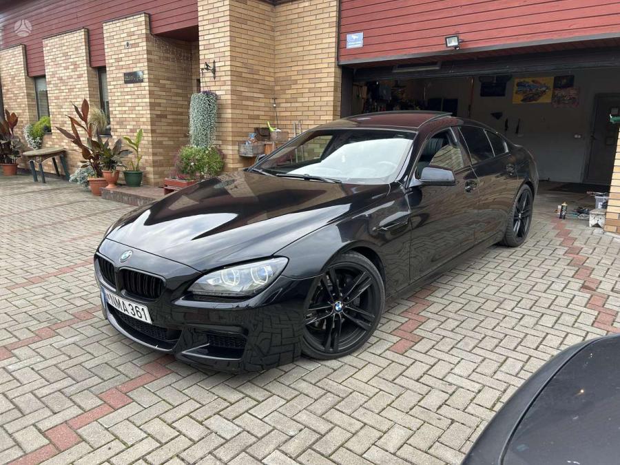 Черный БМВ 640 Gran Coupe 2013 в Вильнюс, объемом двигателя 0.00 л и пробегом 280 тыс. км за 14000 €, фото 3 на AUTOMOTO.COM.LV