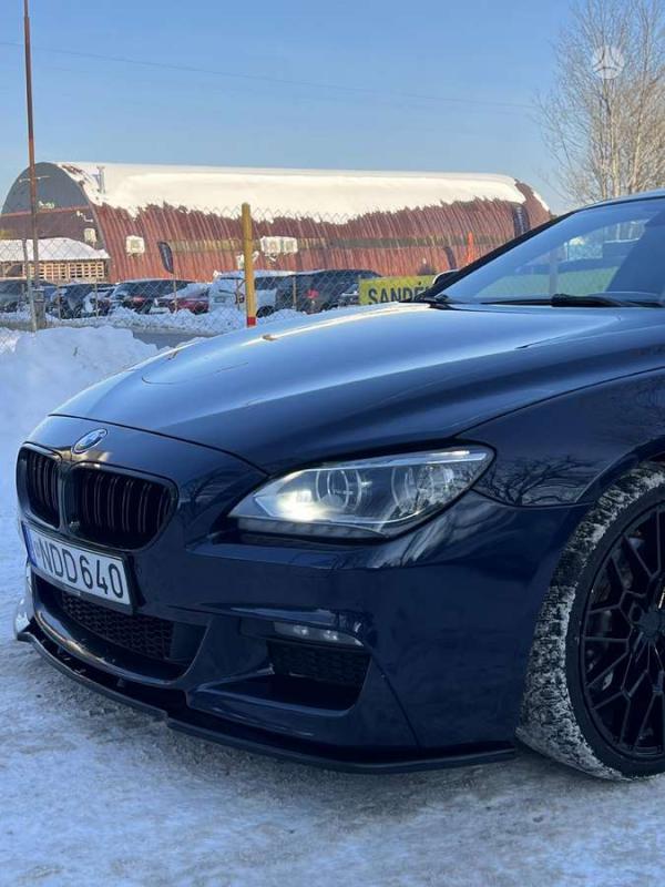 Black BMW 640 Gran Coupe 2014 in Vilnius, with an engine capacity of 2.98 L and mileage of 217 thousand km for 17000 €, photo 2 on AUTOMOTO.COM.LV