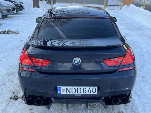 Black BMW 640 Gran Coupe 2014 in Vilnius, with an engine capacity of 2.98 L and mileage of 217 thousand km for 17000 €, photo 4 on AUTOMOTO.COM.LV