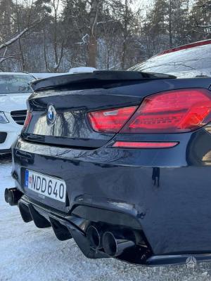 Black BMW 640 Gran Coupe 2014 in Vilnius, with an engine capacity of 2.98 L and mileage of 217 thousand km for 17000 €, photo 6 on AUTOMOTO.COM.LV