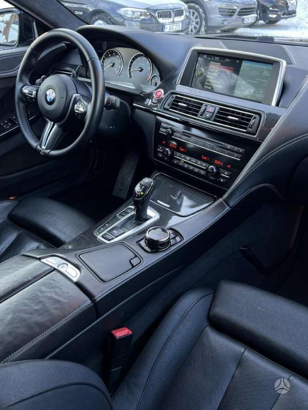 Black BMW 640 Gran Coupe 2014 in Vilnius, with an engine capacity of 2.98 L and mileage of 217 thousand km for 17000 €, photo 10 on AUTOMOTO.COM.LV