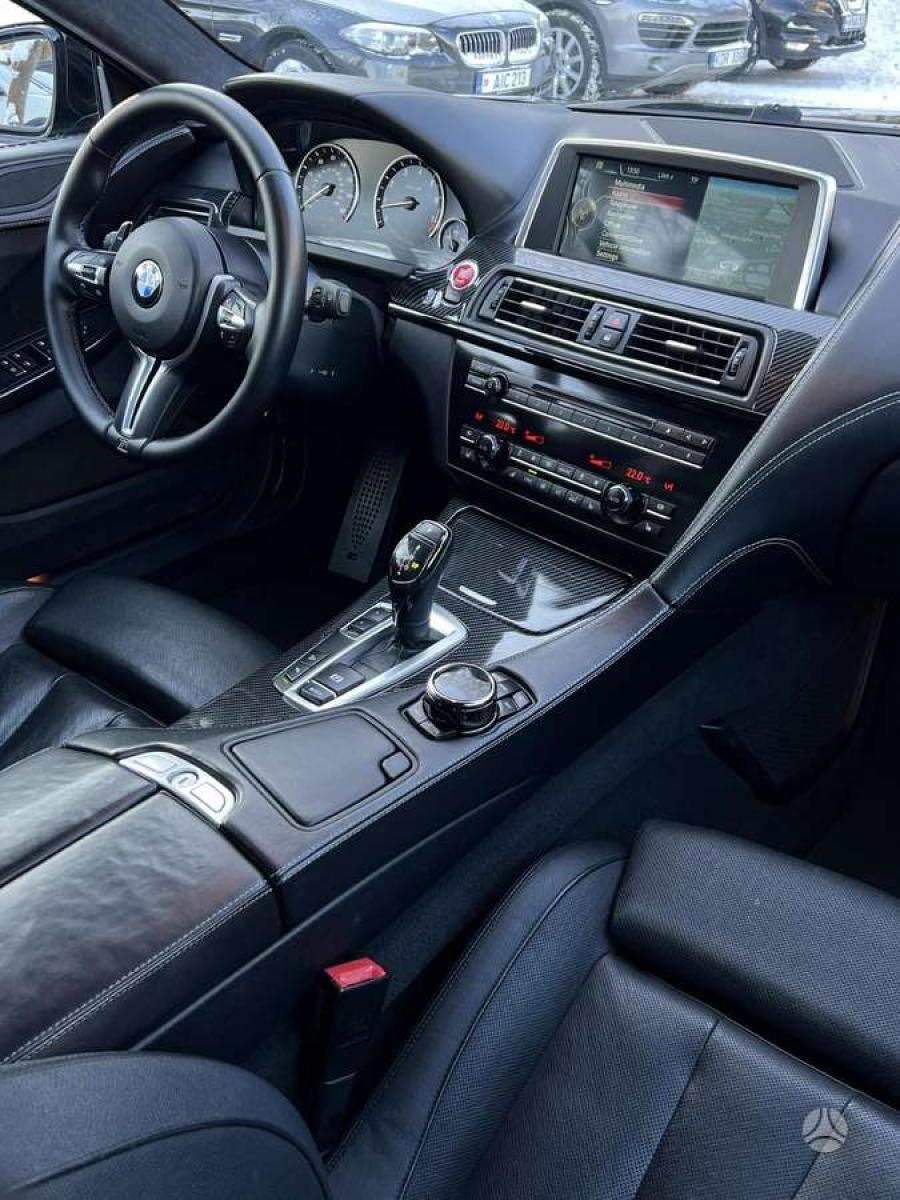 Black BMW 640 Gran Coupe 2014 in Vilnius, with an engine capacity of 2.98 L and mileage of 217 thousand km for 17000 €, photo 10 on AUTOMOTO.COM.LV