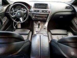 Melns BMW 640 Gran Coupe 2014 Klaipėda, ar dzinēja tilpumu 3.00 L un nobraukumu 222 tūkst. km par 11900 €, foto 8 vietnē AUTOMOTO.COM.LV