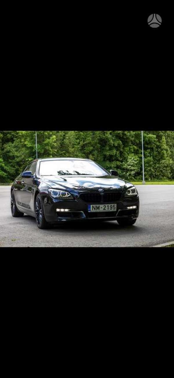 Black BMW 640 Gran Coupe 2014 in Jelgava, with an engine capacity of 3.00 L and mileage of 280 thousand km for 13990 €, photo 1 on AUTOMOTO.COM.LV