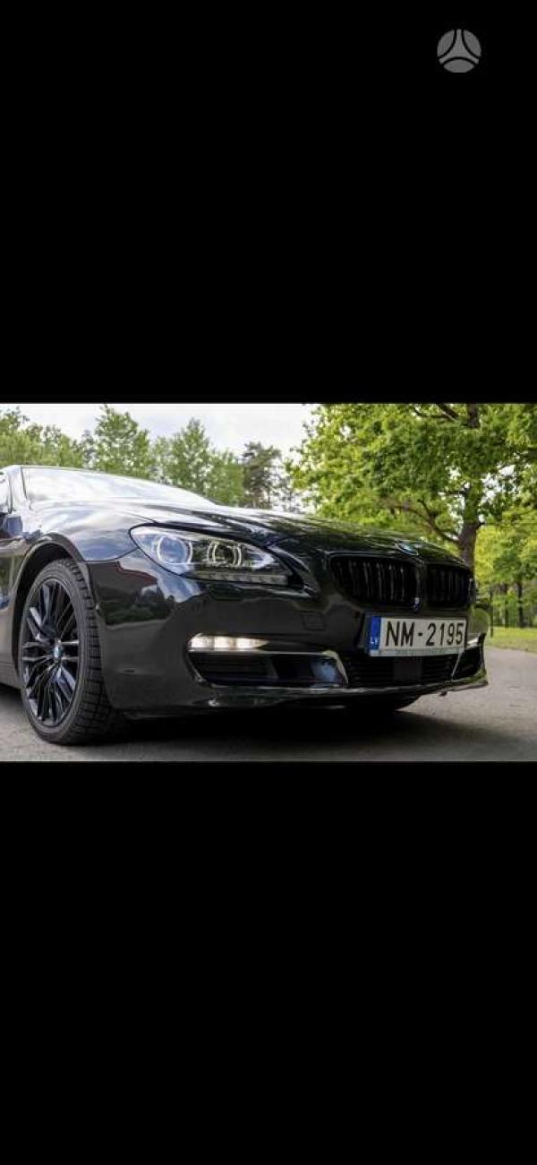 Black BMW 640 Gran Coupe 2014 in Jelgava, with an engine capacity of 3.00 L and mileage of 280 thousand km for 13990 €, photo 6 on AUTOMOTO.COM.LV