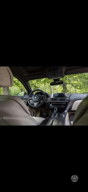 Black BMW 640 Gran Coupe 2014 in Jelgava, with an engine capacity of 3.00 L and mileage of 280 thousand km for 13990 €, photo 9 on AUTOMOTO.COM.LV