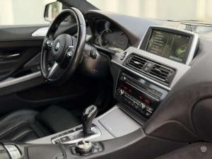 Melns BMW 640 Gran Coupe 2014 Viļņa, ar dzinēja tilpumu 2.99 L un nobraukumu 296 tūkst. km par 16600 €, foto 28 vietnē AUTOMOTO.COM.LV