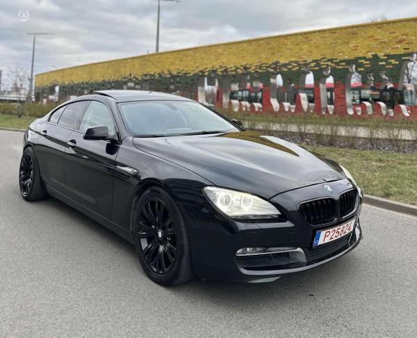 Melns BMW 640 Gran Coupe 2015 Viļņa, ar dzinēja tilpumu 2.99 L un nobraukumu 249 tūkst. km par 9999 €, foto 3 vietnē AUTOMOTO.COM.LV