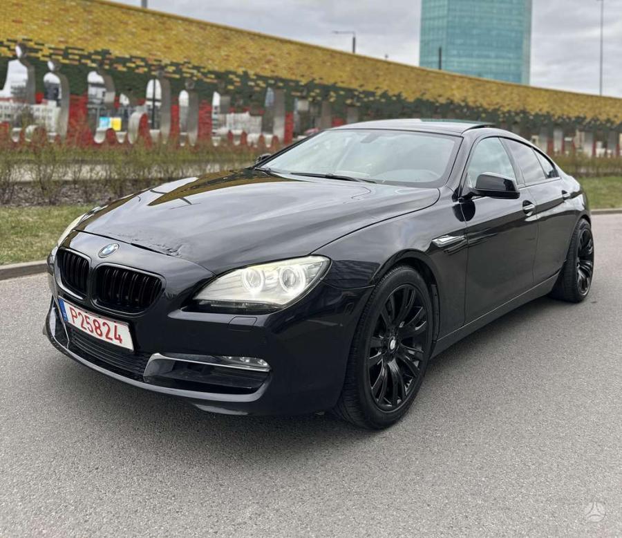 Черный БМВ 640 Gran Coupe 2015 в Вильнюс, объемом двигателя 2.99 л и пробегом 249 тыс. км за 9999 €, фото 5 на AUTOMOTO.COM.LV