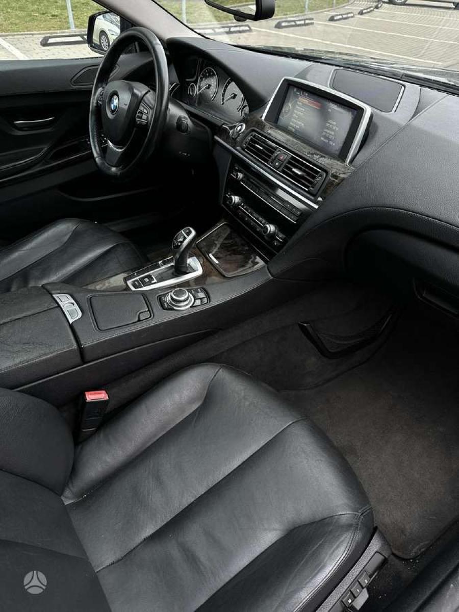 Черный БМВ 640 Gran Coupe 2015 в Вильнюс, объемом двигателя 2.99 л и пробегом 249 тыс. км за 9999 €, фото 7 на AUTOMOTO.COM.LV