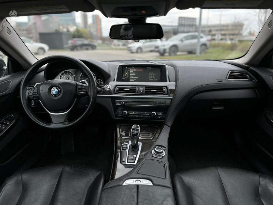 Черный БМВ 640 Gran Coupe 2015 в Вильнюс, объемом двигателя 2.99 л и пробегом 249 тыс. км за 9999 €, фото 8 на AUTOMOTO.COM.LV