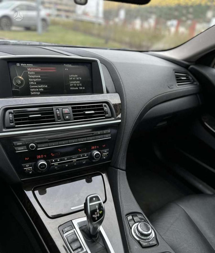 Черный БМВ 640 Gran Coupe 2015 в Вильнюс, объемом двигателя 2.99 л и пробегом 249 тыс. км за 9999 €, фото 10 на AUTOMOTO.COM.LV