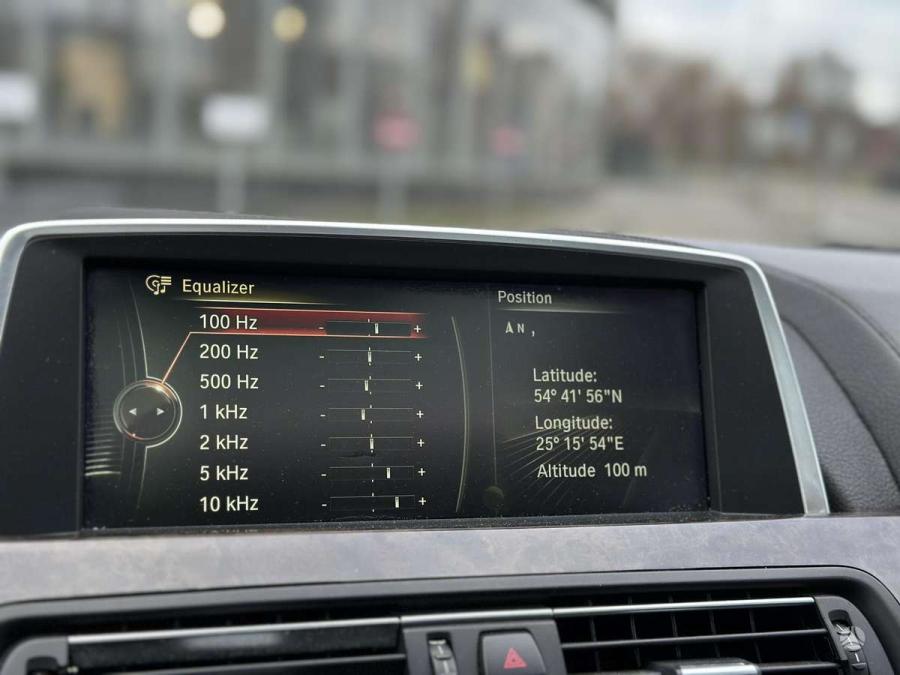 Черный БМВ 640 Gran Coupe 2015 в Вильнюс, объемом двигателя 2.99 л и пробегом 249 тыс. км за 9999 €, фото 16 на AUTOMOTO.COM.LV