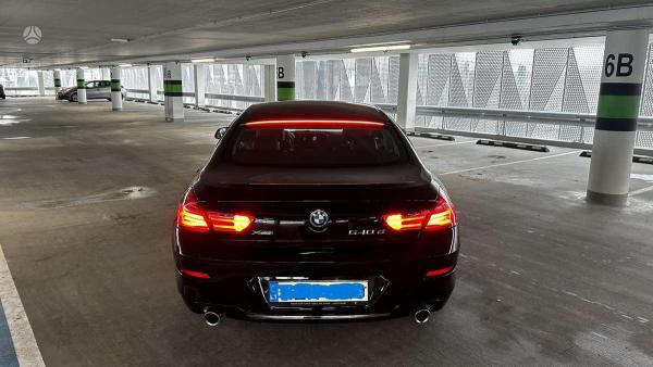 Melns BMW 640 Gran Coupe 2015 Viļņa, ar dzinēja tilpumu 2.99 L un nobraukumu 225 tūkst. km par 14200 €, foto 2 vietnē AUTOMOTO.COM.LV