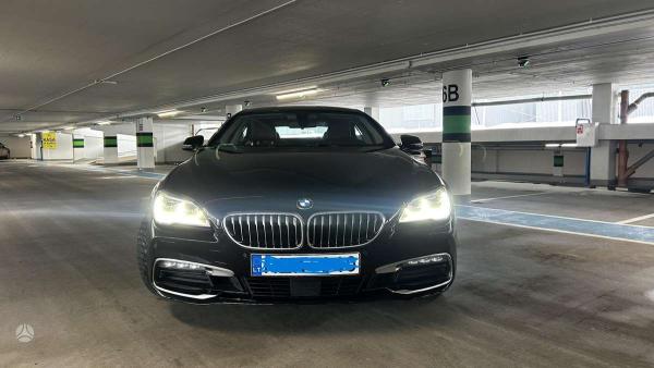 Melns BMW 640 Gran Coupe 2015 Viļņa, ar dzinēja tilpumu 2.99 L un nobraukumu 225 tūkst. km par 14200 €, foto 4 vietnē AUTOMOTO.COM.LV