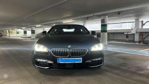 Black BMW 640 Gran Coupe 2015 in Vilnius, with an engine capacity of 2.99 L and mileage of 225 thousand km for 14200 €, photo 5 on AUTOMOTO.COM.LV