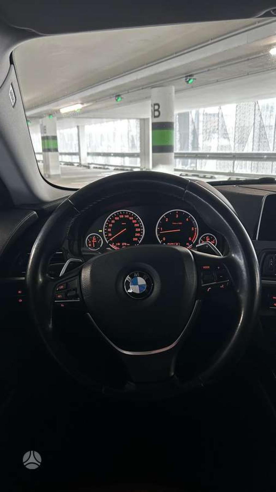 Black BMW 640 Gran Coupe 2015 in Vilnius, with an engine capacity of 2.99 L and mileage of 225 thousand km for 14200 €, photo 13 on AUTOMOTO.COM.LV