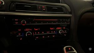 Black BMW 640 Gran Coupe 2015 in Vilnius, with an engine capacity of 2.99 L and mileage of 225 thousand km for 14200 €, photo 18 on AUTOMOTO.COM.LV
